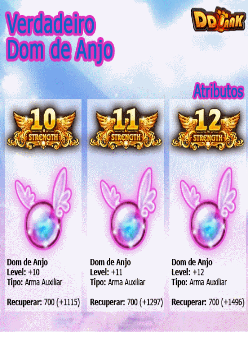 DDTank: Verdadeiro - Dom de anjo ( *Angelic Arm )