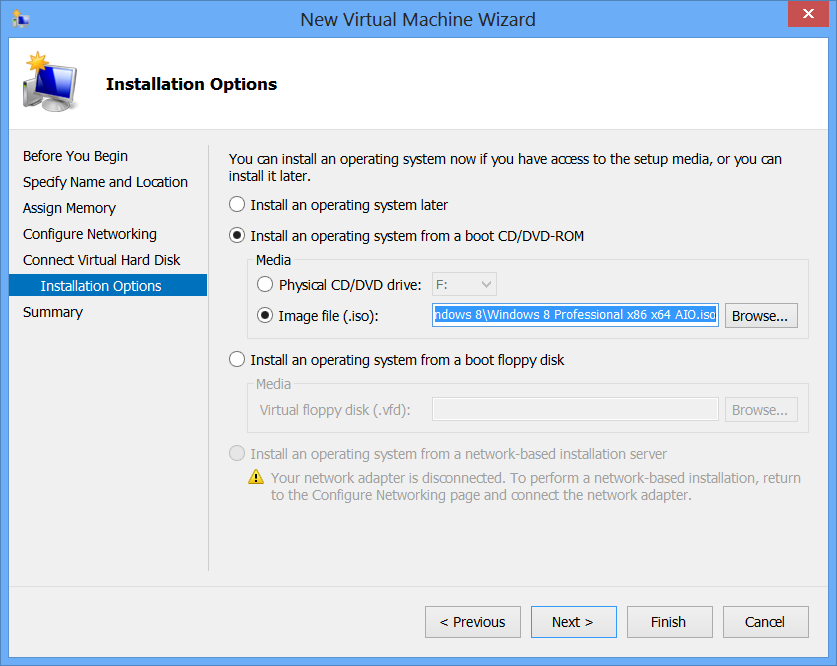 Hyper-V : Virtual Machines di Windows 8 - Kauthar.Net