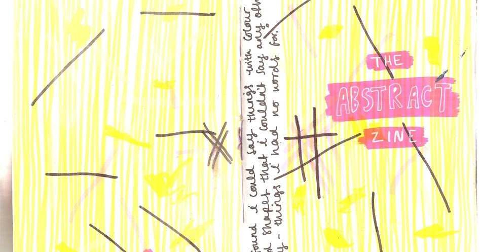 Abstract Art Journal Zine