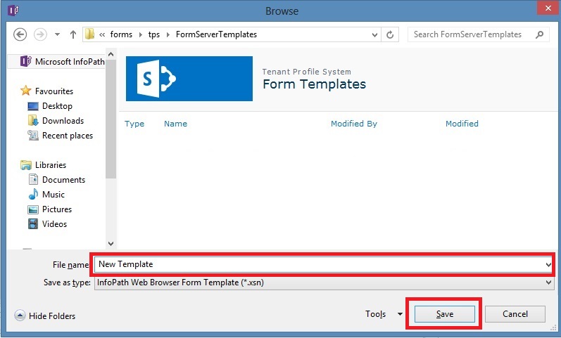 How to Publish InfoPath Form as a Content type in a SharePoint Site