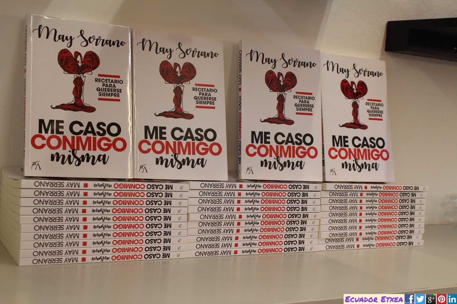 May Serrano presenta su libro: «Me caso conmigo misma» – Ecuador Etxea