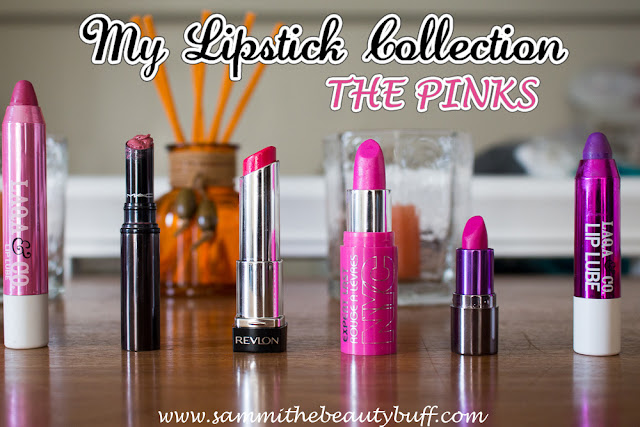 Sammi the Beauty Buff: My Lipstick Collection: The Pinks