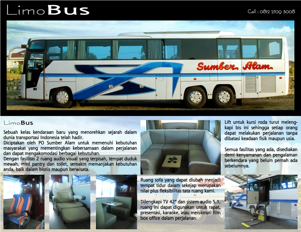 5 Bus Termewah di Indonesia ~ WELCOME