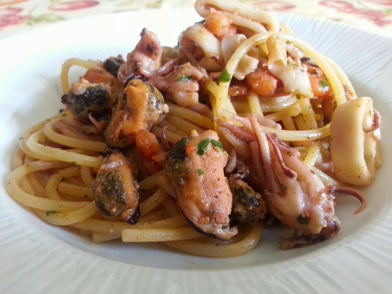 Il quaderno di Chiaretta: Spaghetti alla pescatora