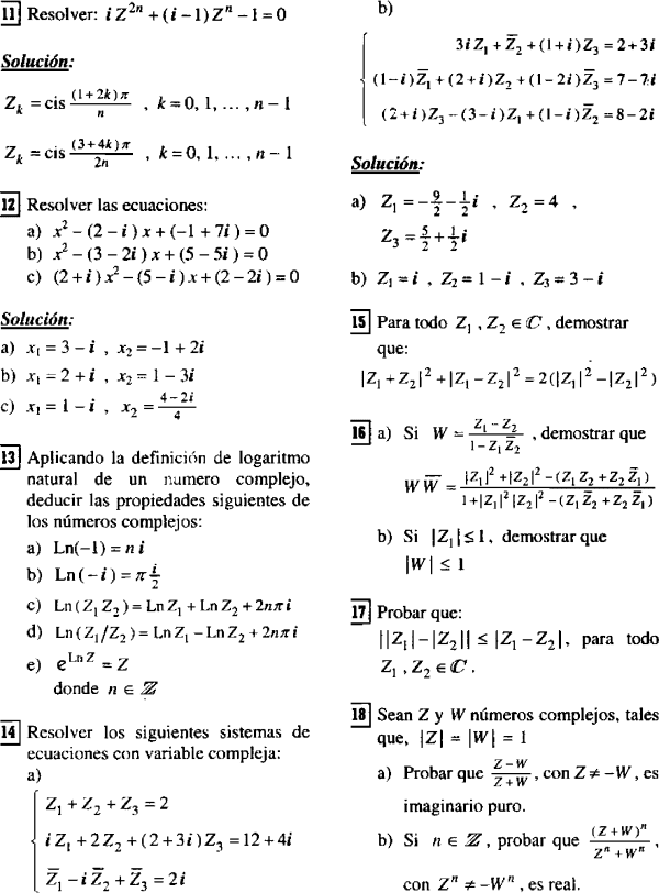 NÚMEROS COMPLEJOS EJERCICIOS Y PROBLEMAS RESUELTOS DE MATEMATICAS DE ...