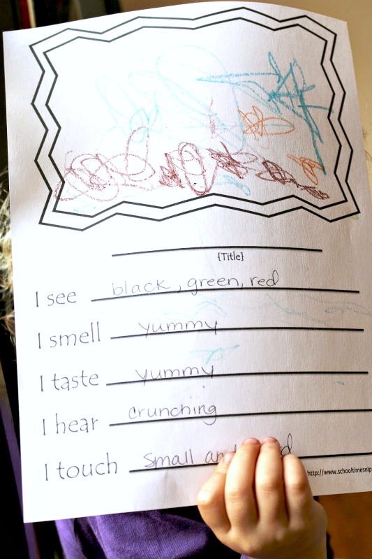 Write a 5 Senses Poem (for Kids!) | School Time Snippets