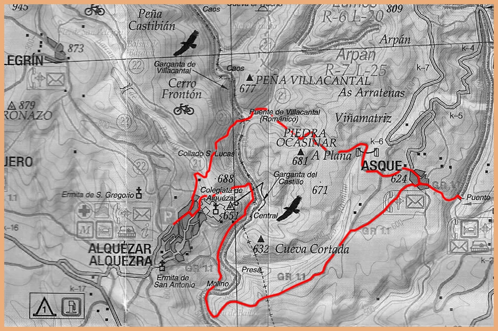 Club de Montaña Exea: 12 DE MAYO: RUTA CIRCULAR ALQUEZAR-ASQUE-ALQUEZAR