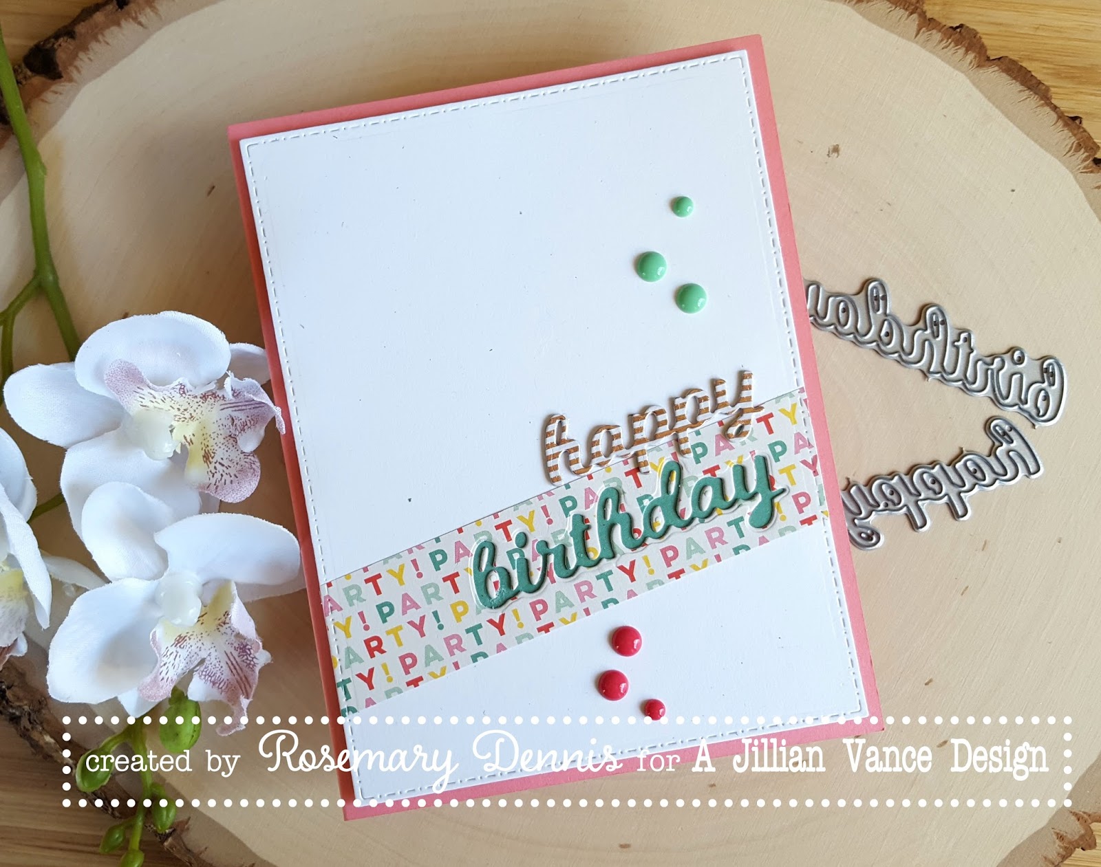A Jillian Vance Design: a simple birthday card...