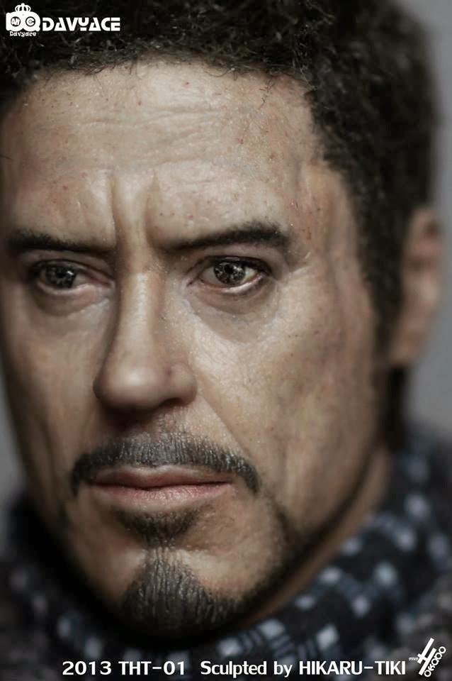 1/6 Custom Robert Downey Jr Head Sculpt. | 我的12吋世界