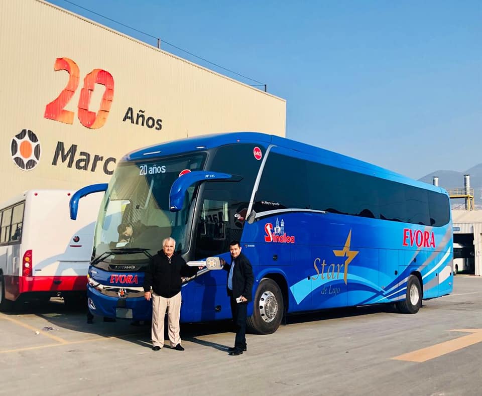 Autobuses Del Evora estrena un MP135 Scania K450