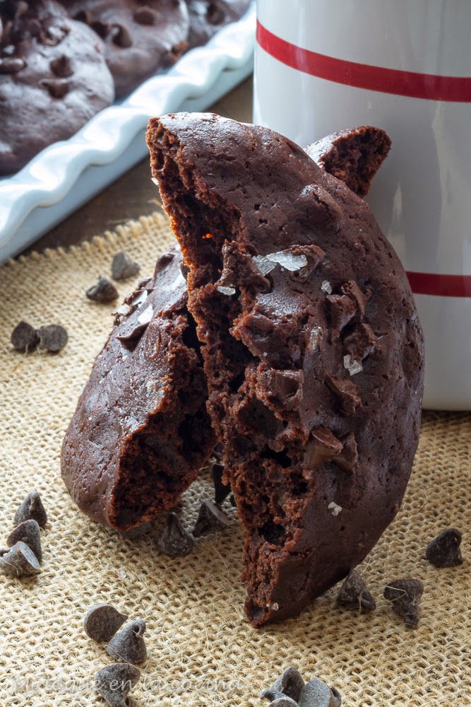 Mi toque en la cocina: Galletas fudge de chocolate y yogur griego