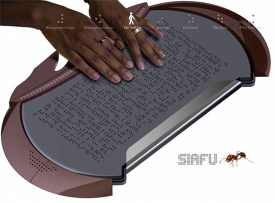 IDEASUP: Evolution of Braille products : Idea products for blind people