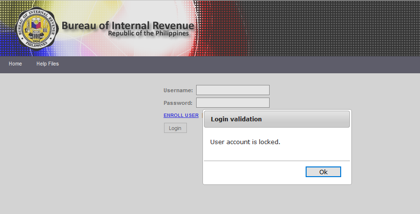 EACCREG/ESALES : User account is locked ~ Exploring Life's Journey ...