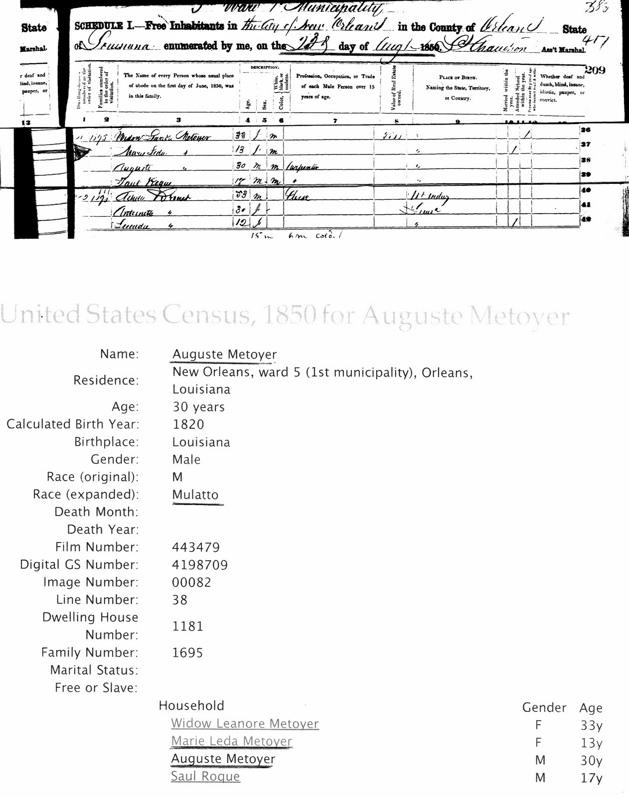 Finding Agnes: Marriage Records and 1850 Census Record Poses ...