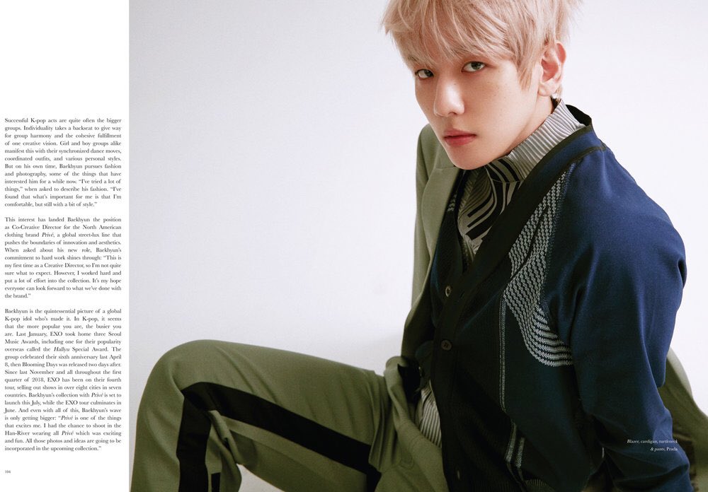 180611 Ahn Yeonhoo Shared EXO’s Baekhyun Photos Interview For Lined ...
