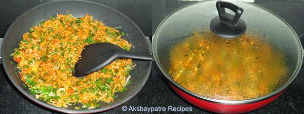 Mulangi sukke recipe - Moolangi palya - Radish sabzi - Vidya's Recipes