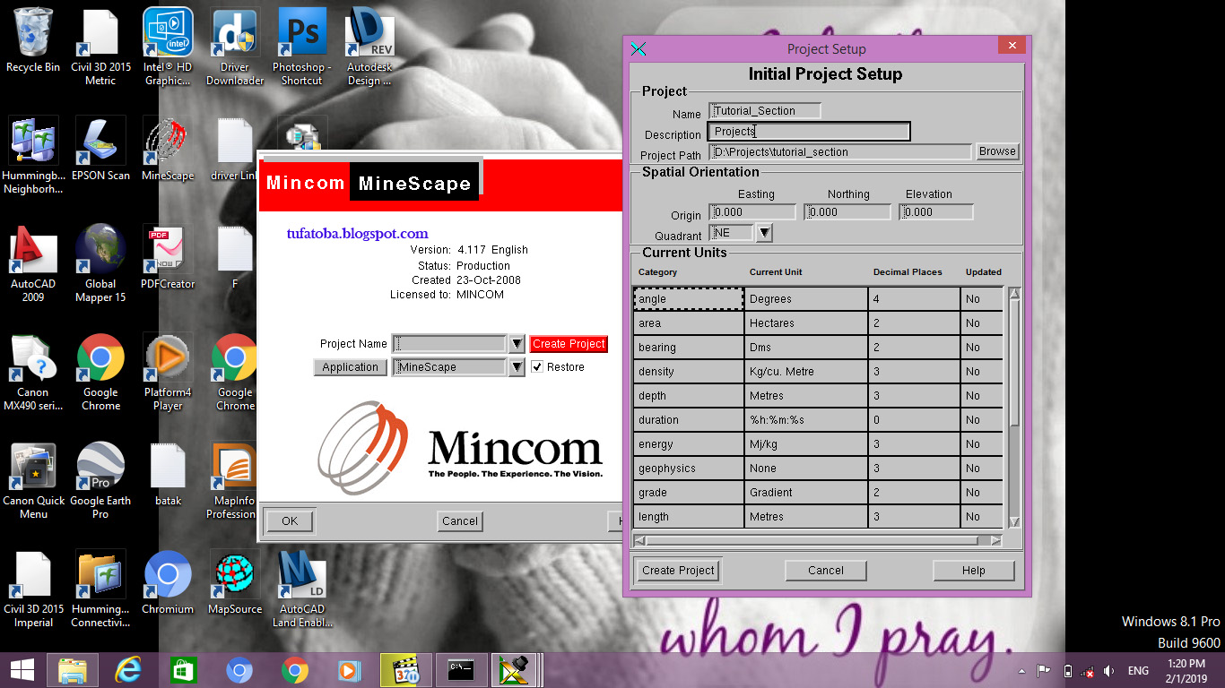 TUFA TOBA: #1 MINESCAPE FOR BASIC, CARA MEMBUAT NEW PROJECT