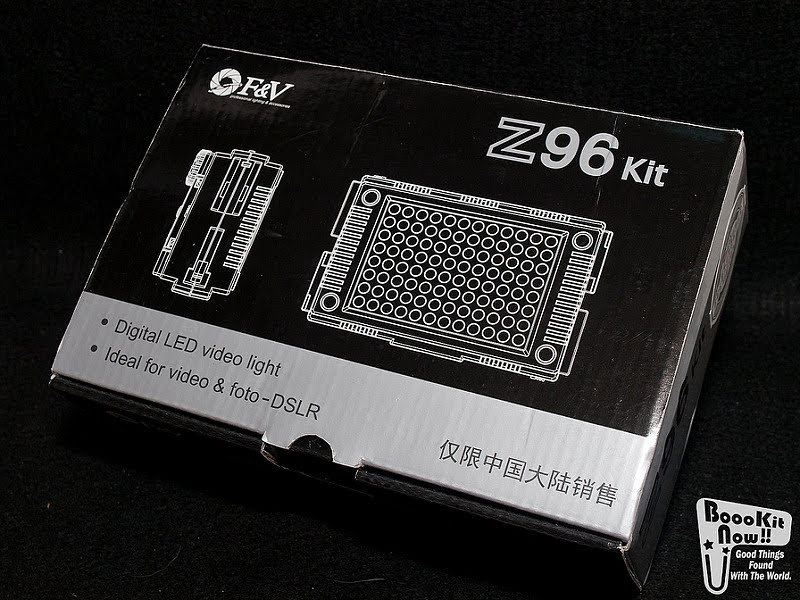 『數位‧開箱』 F&V Z96 KIT，無腦持續補光燈開箱分享 - Boookit | 流行 | 攝影 | 食記 | 開箱