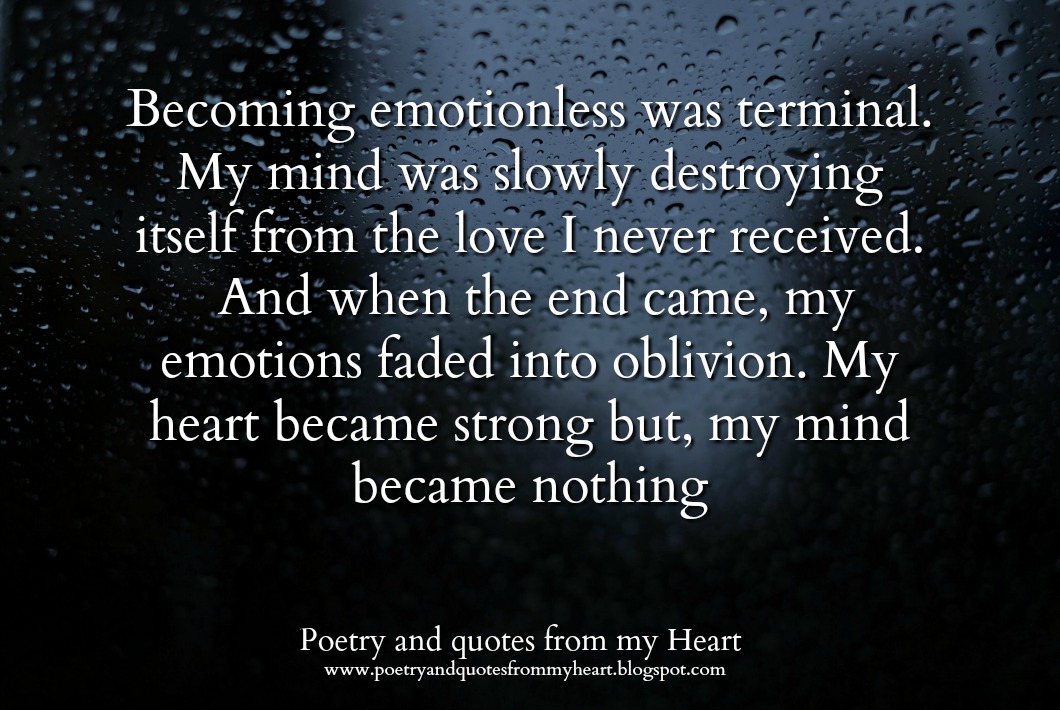 Emotionless People Quotes