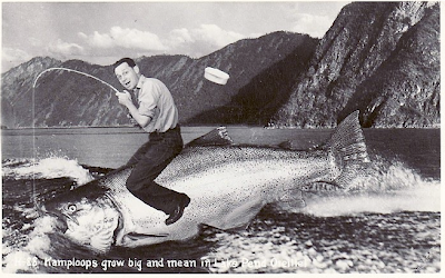 Trout Journeys: Vintage Fishing Postcards