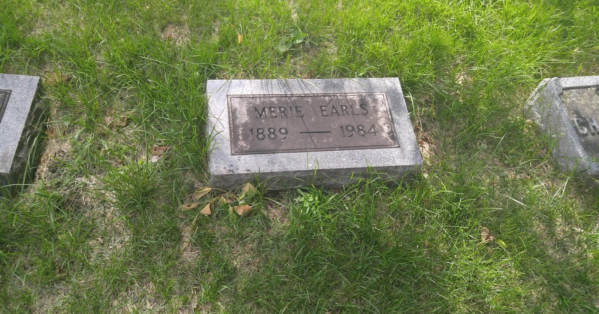 Travels of a Hobgoblin Taphophile: Merie Earle (Actress) - Green Lawn ...
