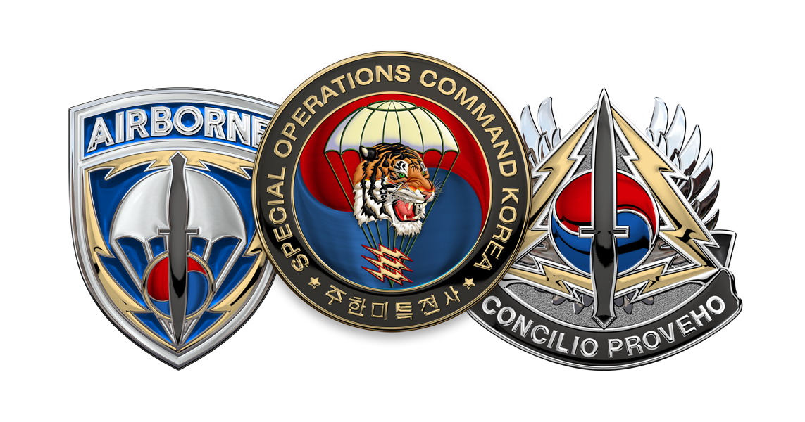 Military Insignia 3D : Special Operations Command Korea - SOCKOR 2.0