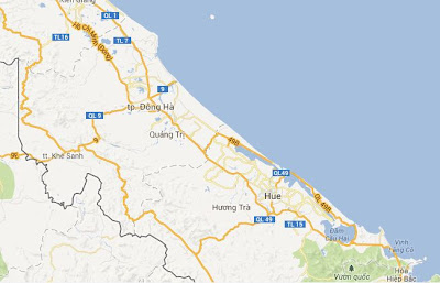 Quang Tri tourist map | Quang Tri Vietnam tourist maps