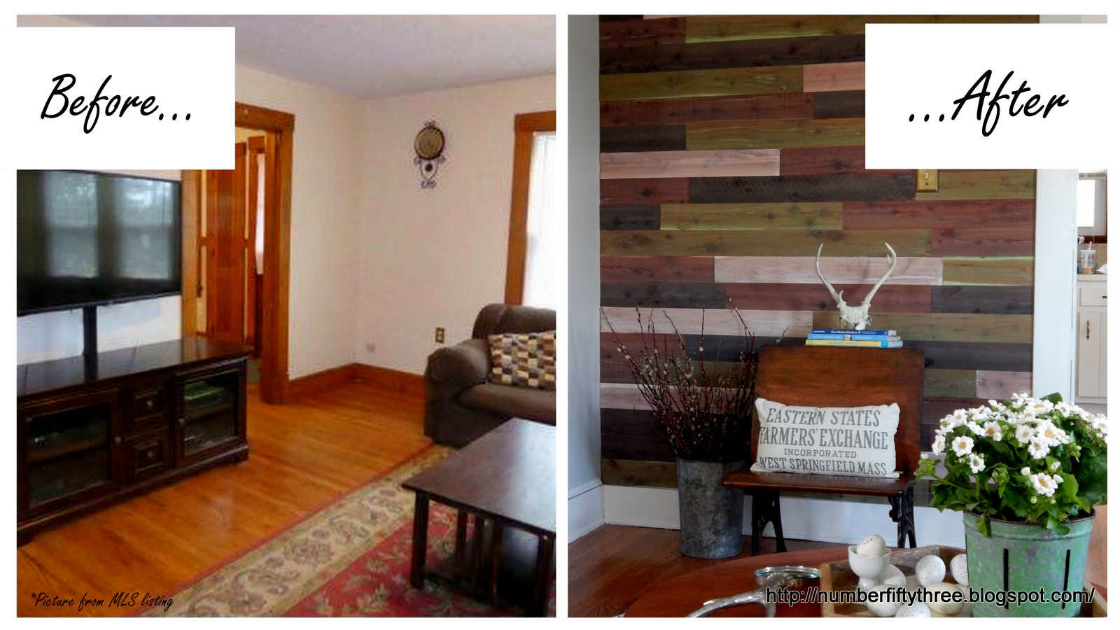 Number Fifty-Three: Farmhouse Cedar Stained Wall