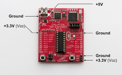 DRO Interface Pin Functions for MSP430 LaunchPad | Yuriy's Toys