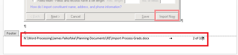 Technology Bites Using Technology In Teaching Automatic Footers In Word Using Vba Macros