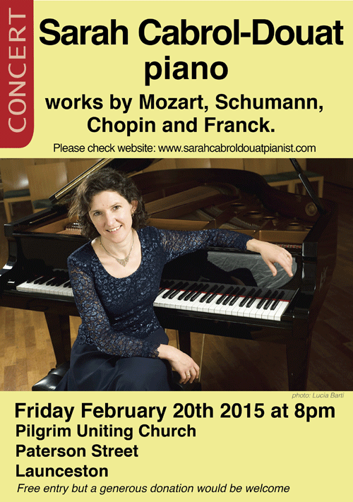 ponrabbel: PIANO RECITAL BY FORMER QUEECHY STUDENT