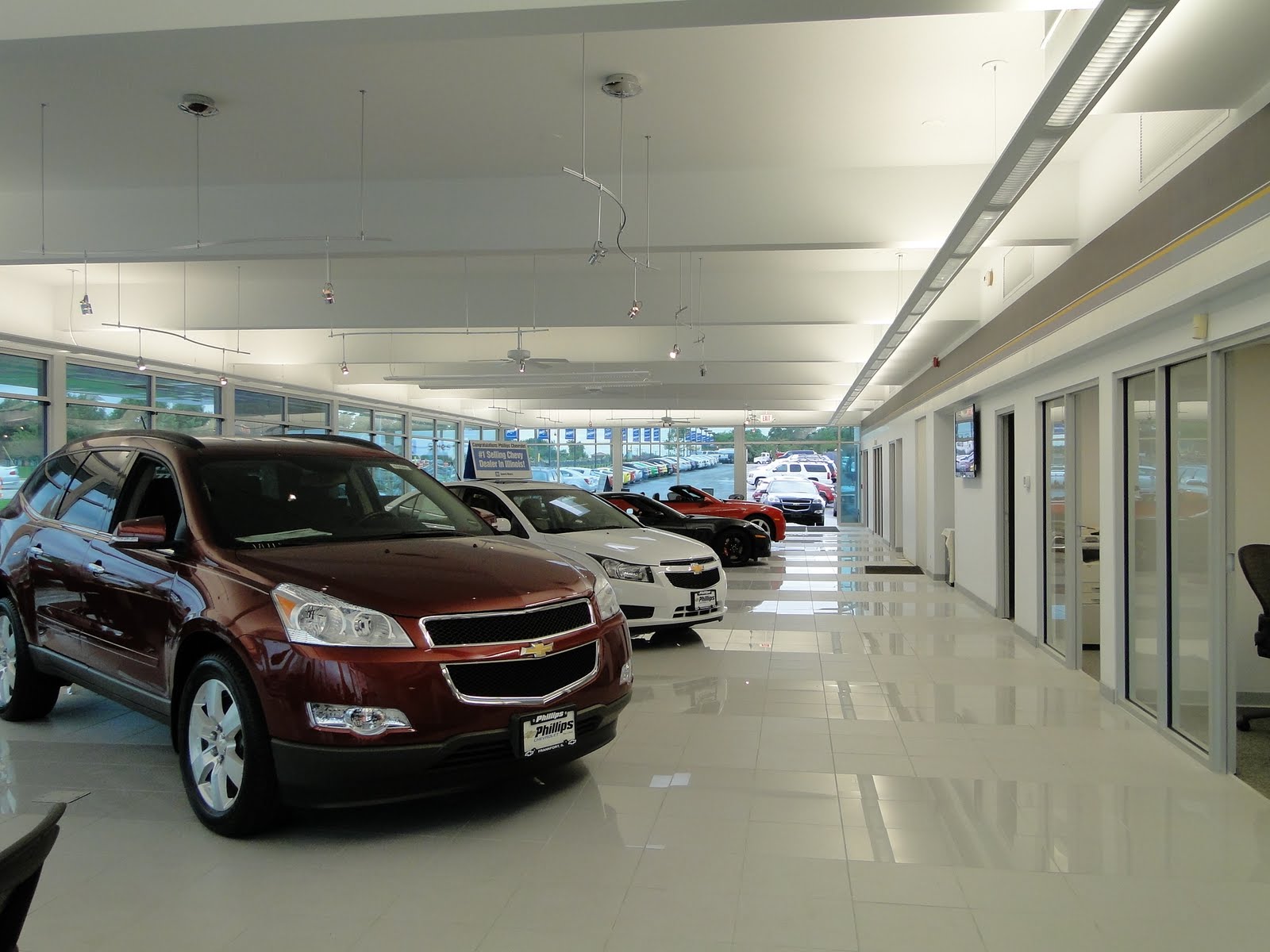 Phillips Chevrolet's Blog: Completed Showroom