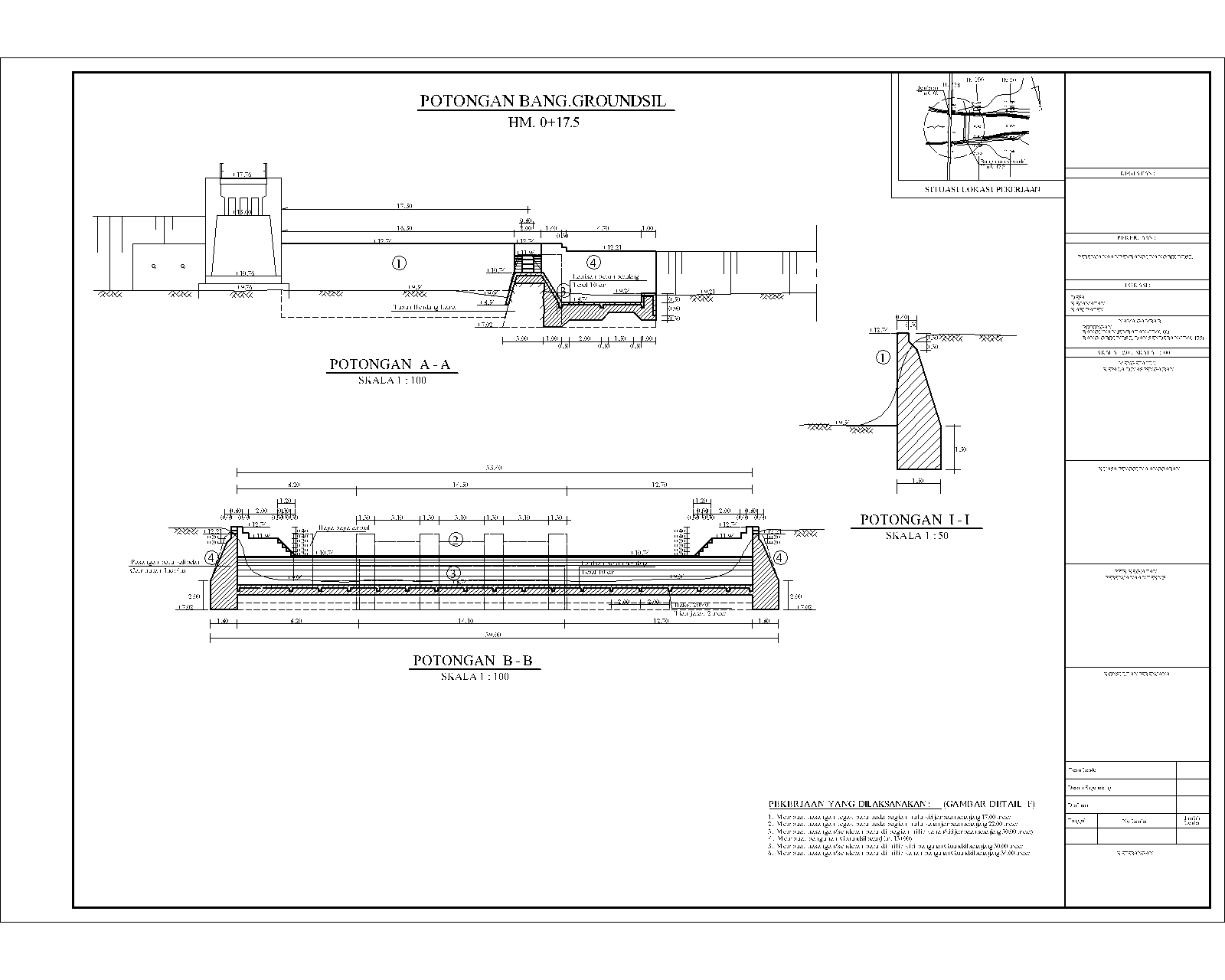 Proyek Irigasi: Kumpulan Gambar Desain Bangunan Irigasi