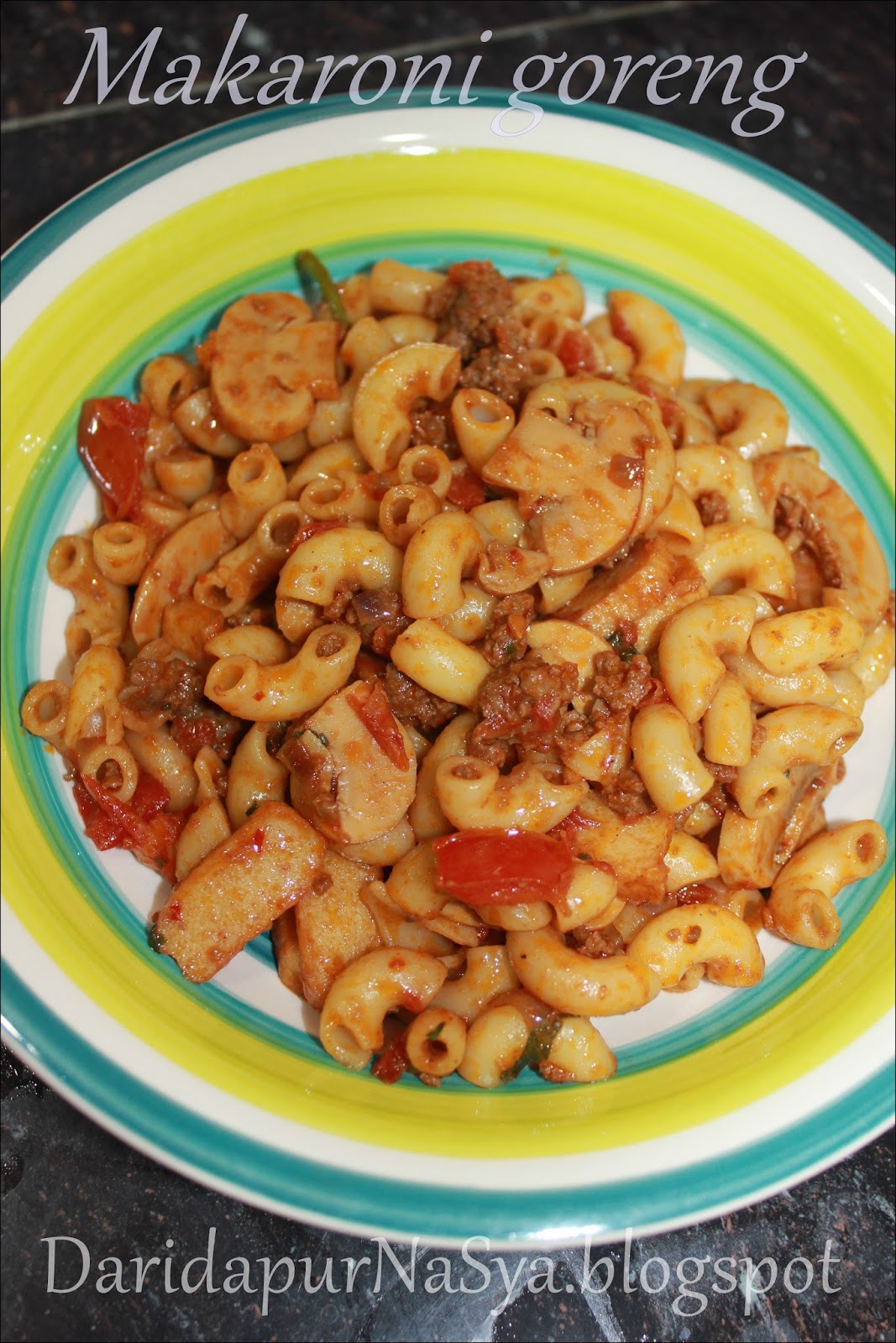 Dari Dapur NaSya: Makaroni goreng