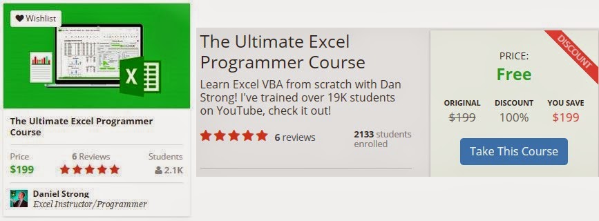 The Ultimate Excel Programmer Course