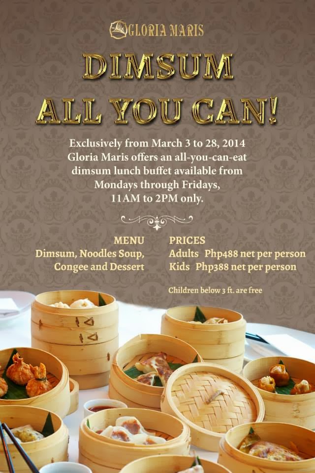 PROMO: Dimsum Buffet At Gloria Maris