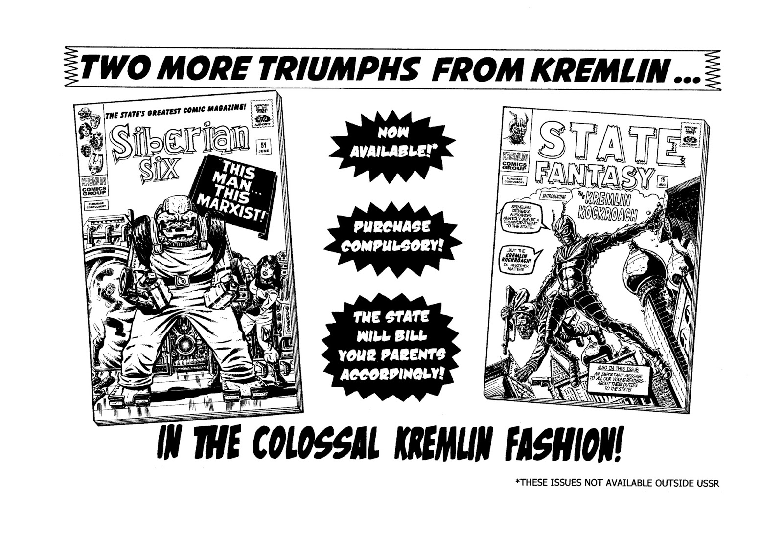 ROUGH CUT COMICS: NEW FREEDOM'S IN THE WEST ... THANKS TO ROUGH CUT COMICS