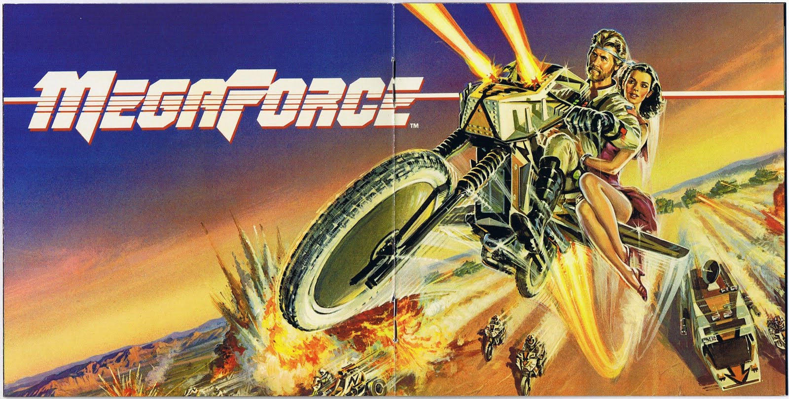 Dimensión Cinema: Megaforce (1982) - Recordando la Caspa Ochentera
