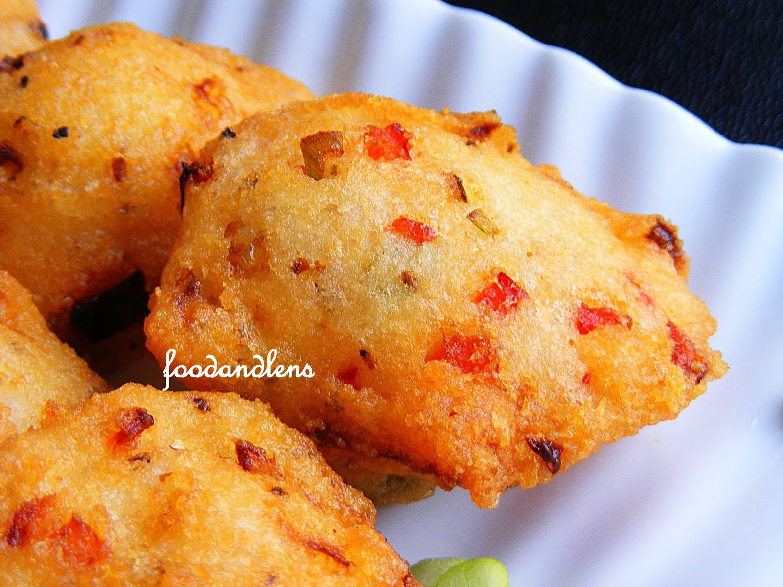 Food and lens: Ojojo (Nigerian Food) Water Yam Fritters.