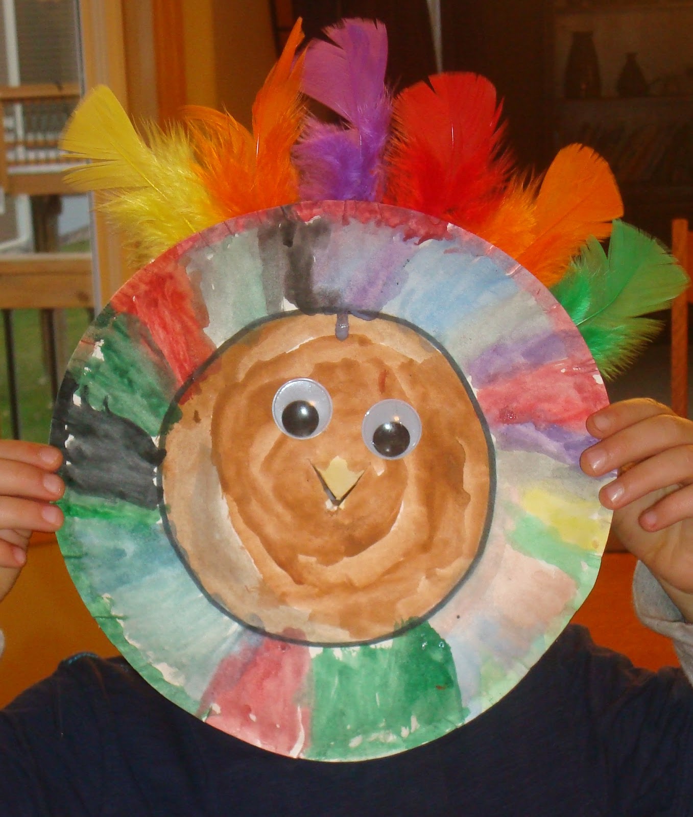 DIY Paper Crafts: Turkey Paper Plate Craft