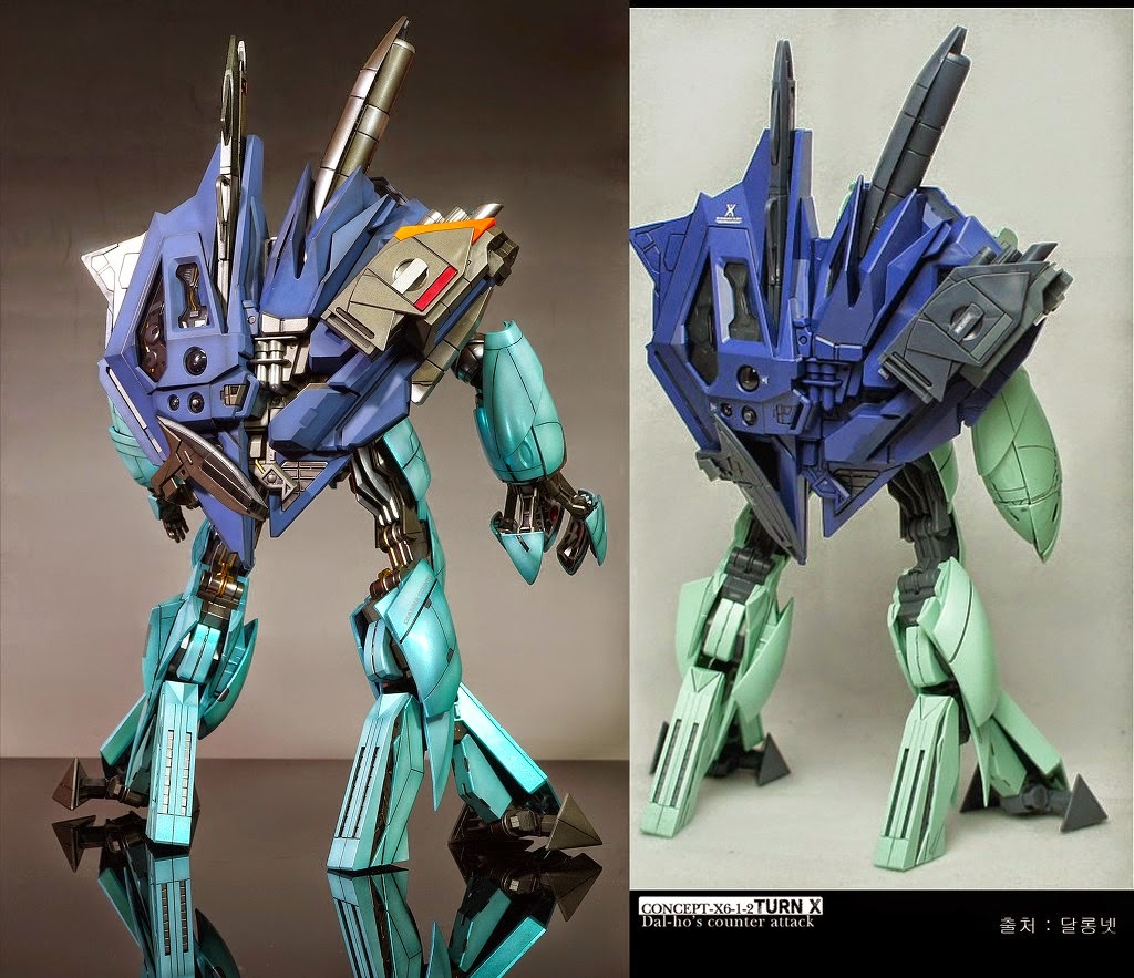Gundam Family: MG 1/100 concept-X6-1-2 Turn X Custom Build