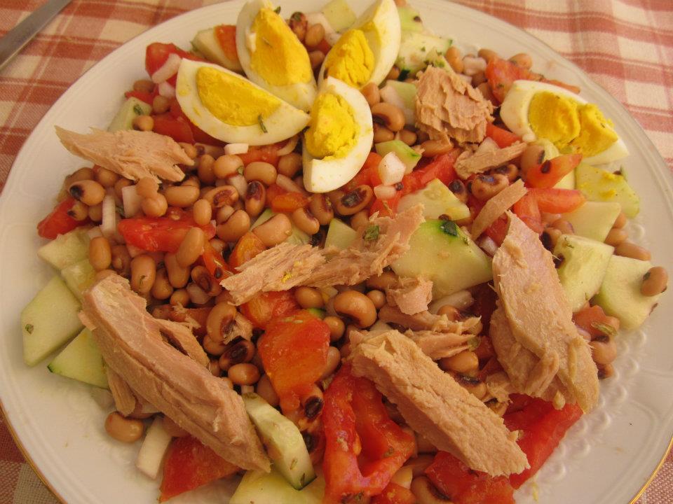 SALADA DE FEIJÃO FRADE COM ATUM - Sabor e Aromas de Portugal