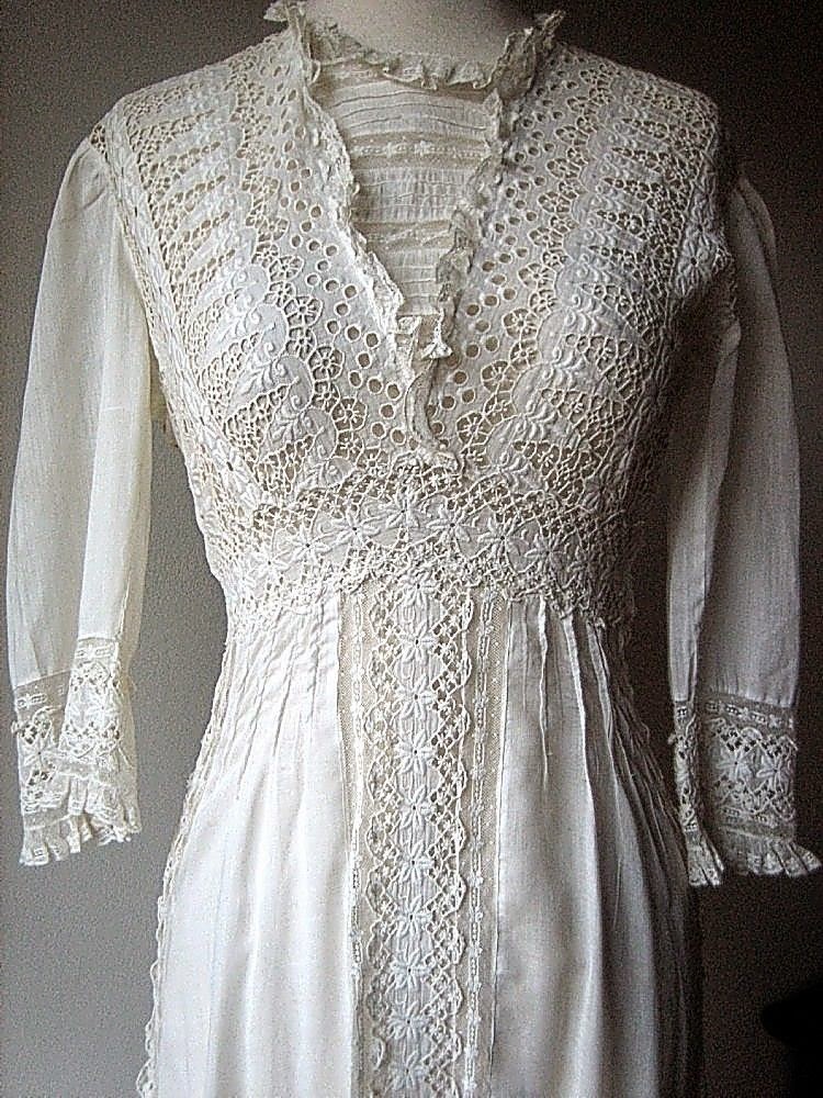 All The Pretty Dresses: Edwardian White Summer Dress