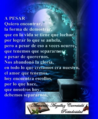 EL ARTE DE ESCRIBIR-POETADOSISLAS:ARMANDO ARZALLUZ CARRATALÁ