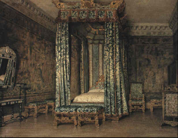 British Art: Ellen Clacy - The Venetian ambassador's room, Knole