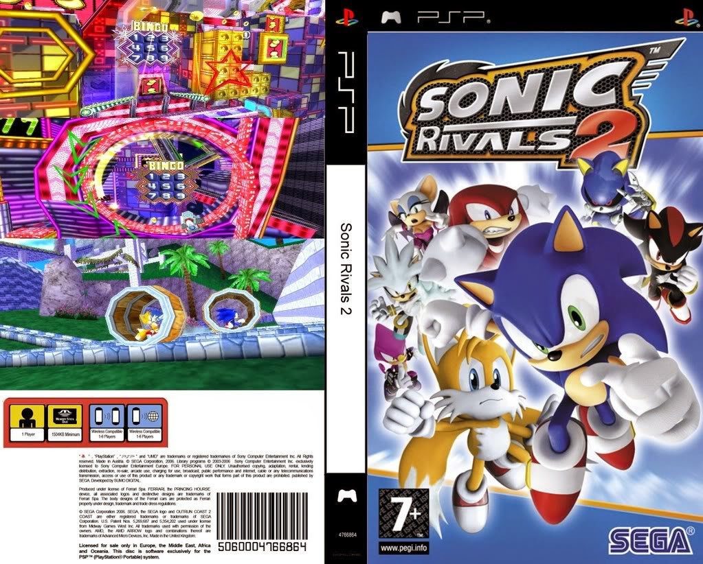 GAMES MR.WHITE: SONIC RIVALS 2 PSP (MEGA)