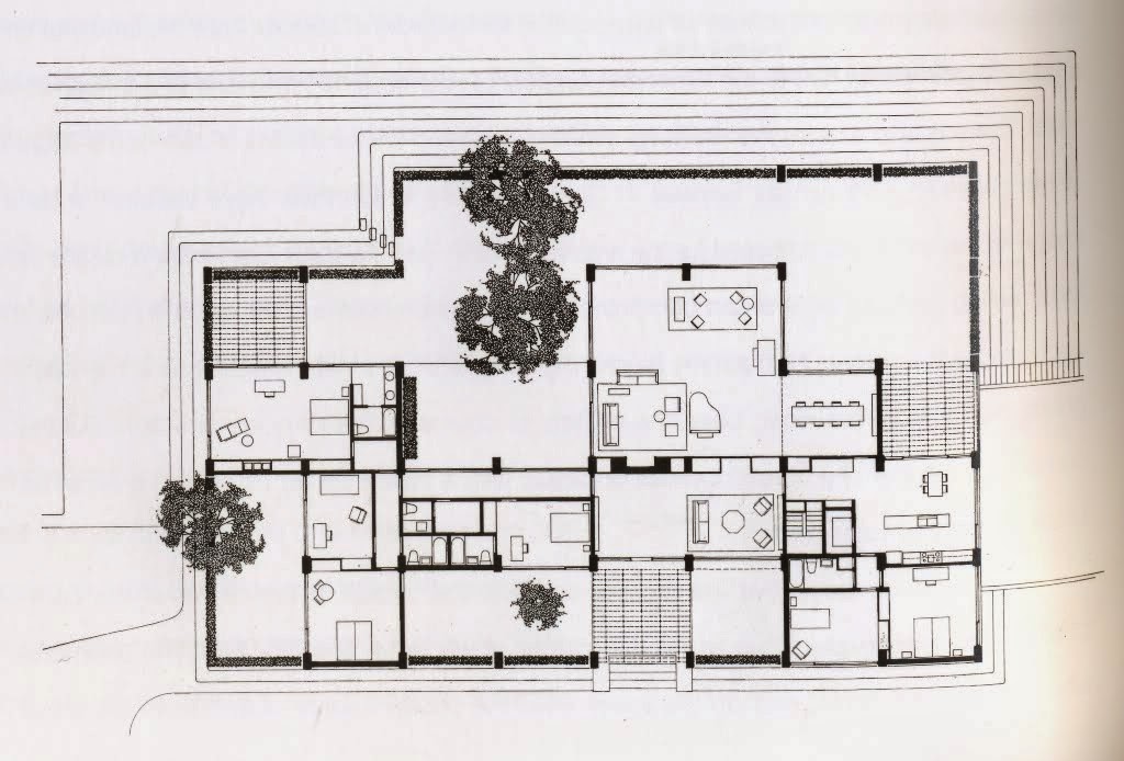Eric Boissonnas House | Philip Johnson | Data + Photos + Plans
