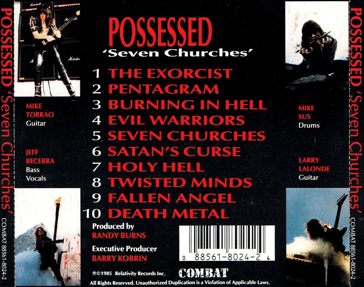 Descarga de discos de Rock Clasico y Heavy Metal.: Possessed - Seven ...