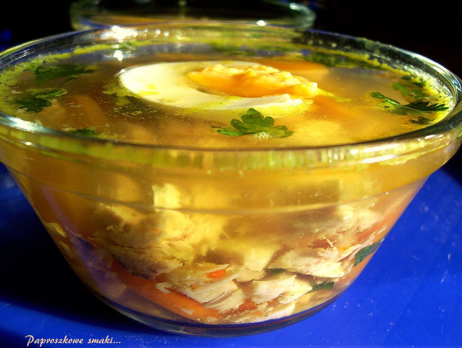 Paproszkowe smaki...: polska klasyka - galaretka z kurczakiem.