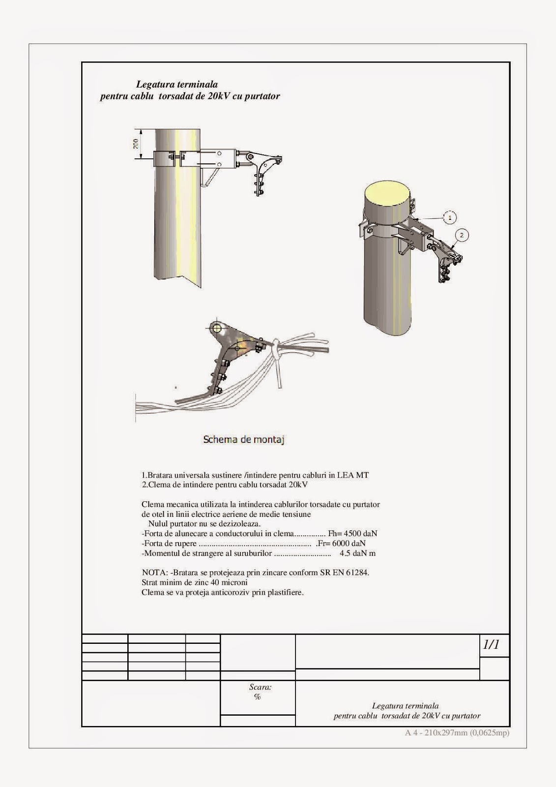 Legatura terminala cu torsadat 20kV | ELECTRICIANUL AUTORIZAT ANRE ...
